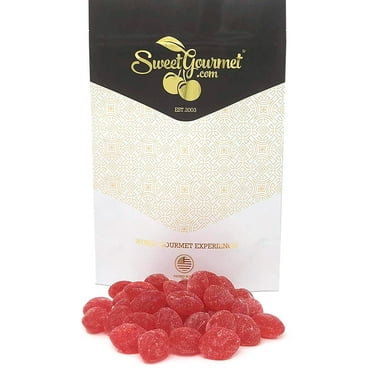 Sanded Wild Cherry Drops Old Fashioned Hard Candy 1 pound Claey's ...