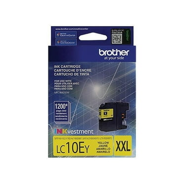 Brother Genuine LC401XLYS High Yield Yellow Printer Ink Cartridge ...