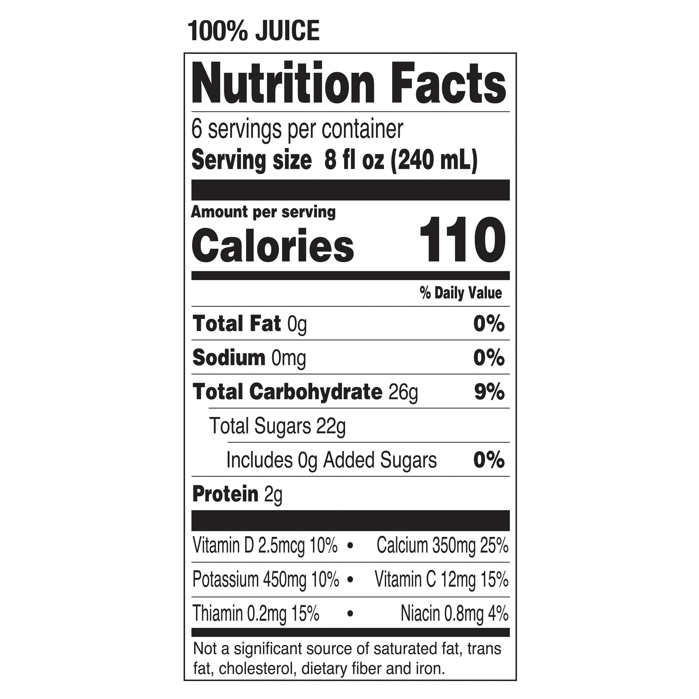 Tropicana Calcium Fortified Orange Juice Nutrition Facts | Besto Blog Tropicana Calcium Fortified Orange Juice Nutrition Facts | Besto Blog