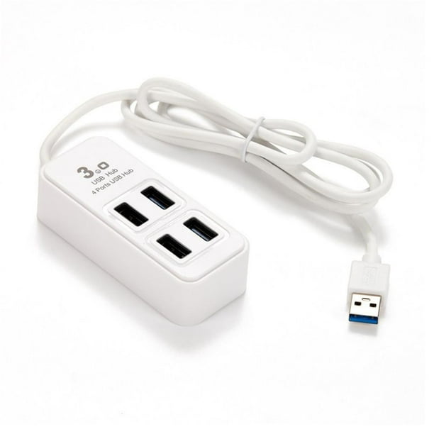 4 Puertos USB Hub Conector Extensor Adaptador Convertidor Multipuerto ...