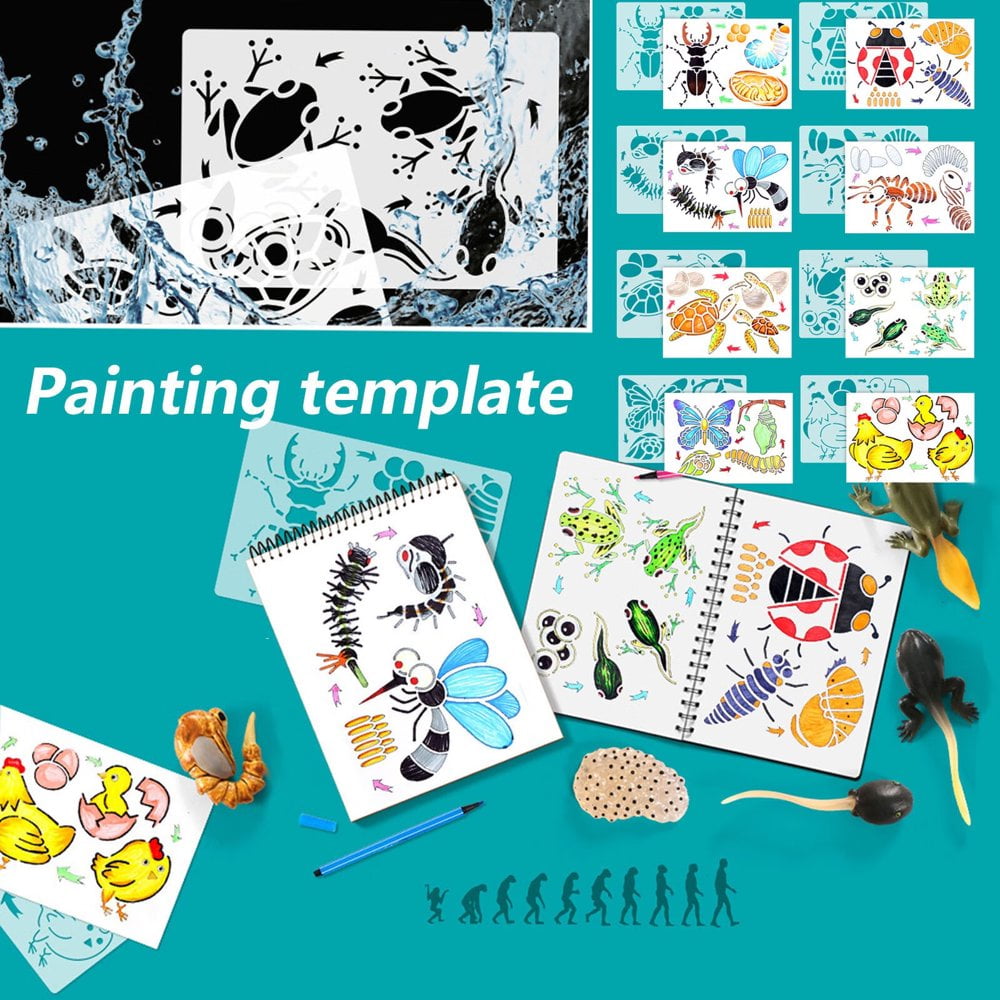 Painting Newspaper Templates Painting Life Handwritten Cycle Template 8 ...