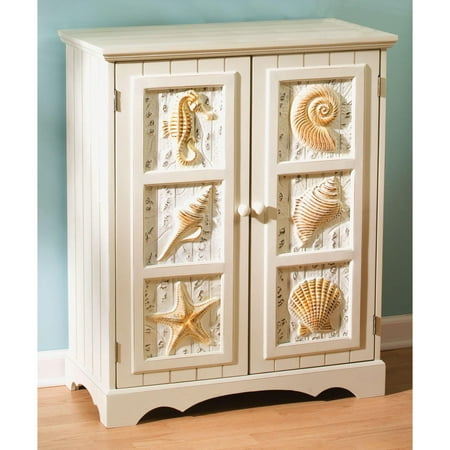 Evergreen Enterprises Shell Two Door Cabinet - Walmart.com