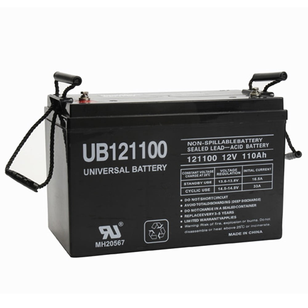 45981 UB121100 (Group 30H) AGM / SLA Battery 12V 110 Ah I4 Terminal ...
