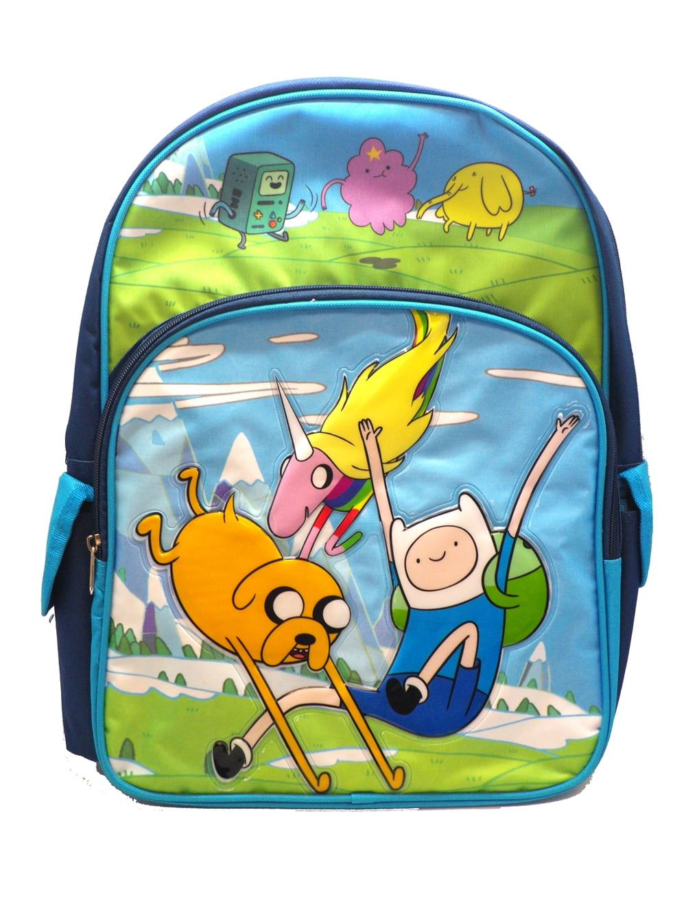 Full Size Blue Jump and Land Adventure Time Backpack - Walmart.com