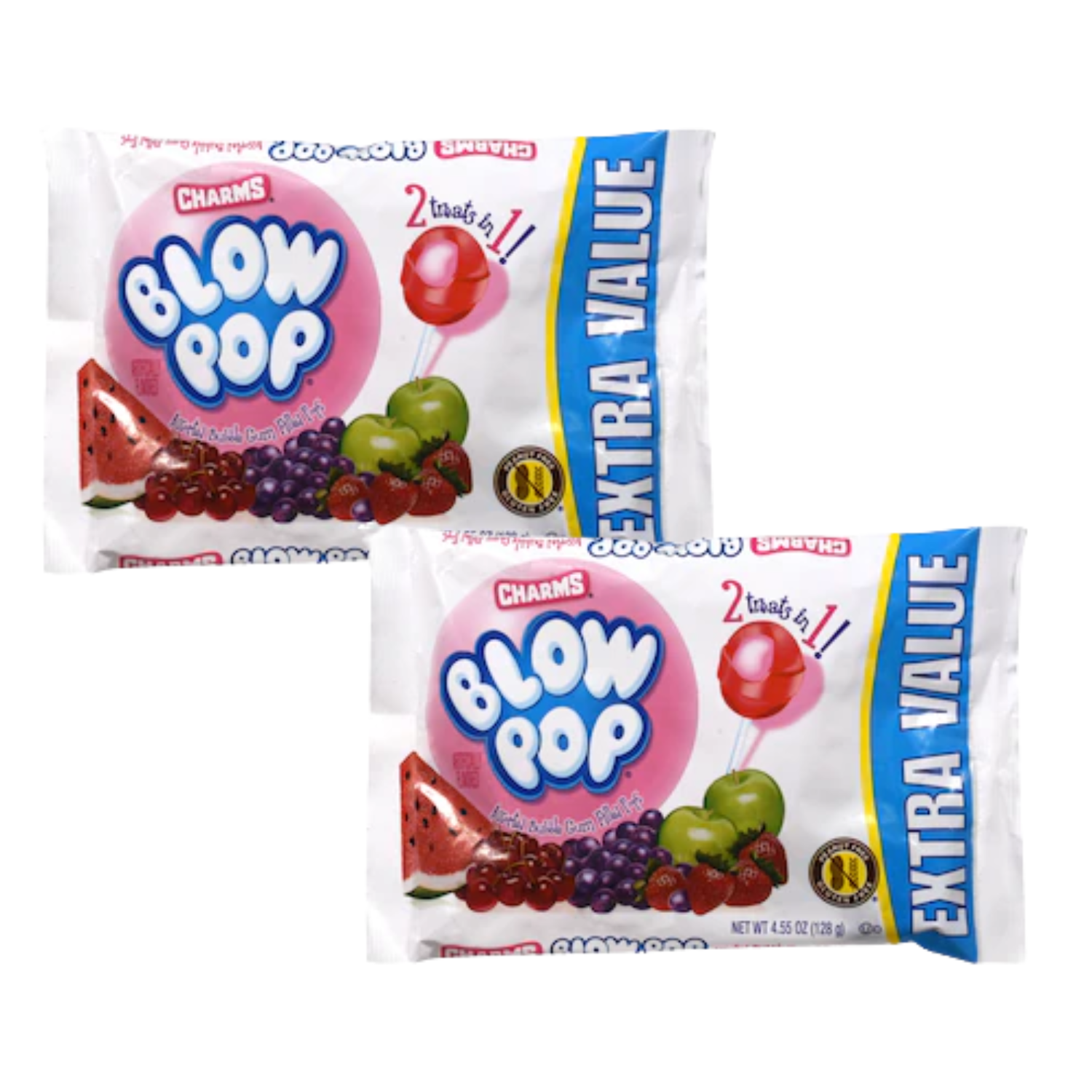 Charms Blow Pops, 4.55 oz. Fruit Flavored Candies Birthday Halloween ...