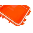 Outdoor Products Small Watertight Dry Box, Orange, Polycarbonate, Solid ...