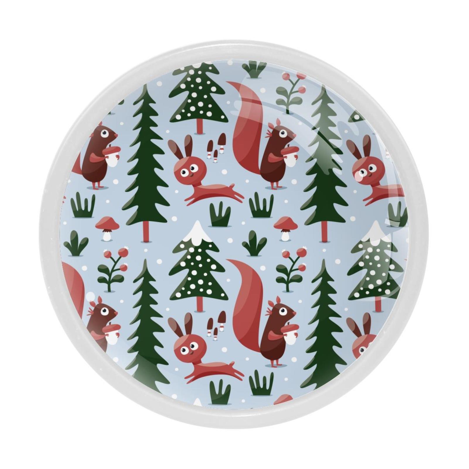 4 Pcs Squirrel Knobs for Kitchen Cabinet Cupboard Dresser Bookcase ...