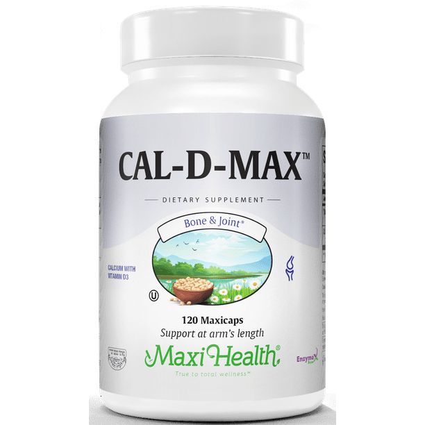Maxi Health Cal-D-Max Capsules, 120 Ct - Walmart.com - Walmart.com