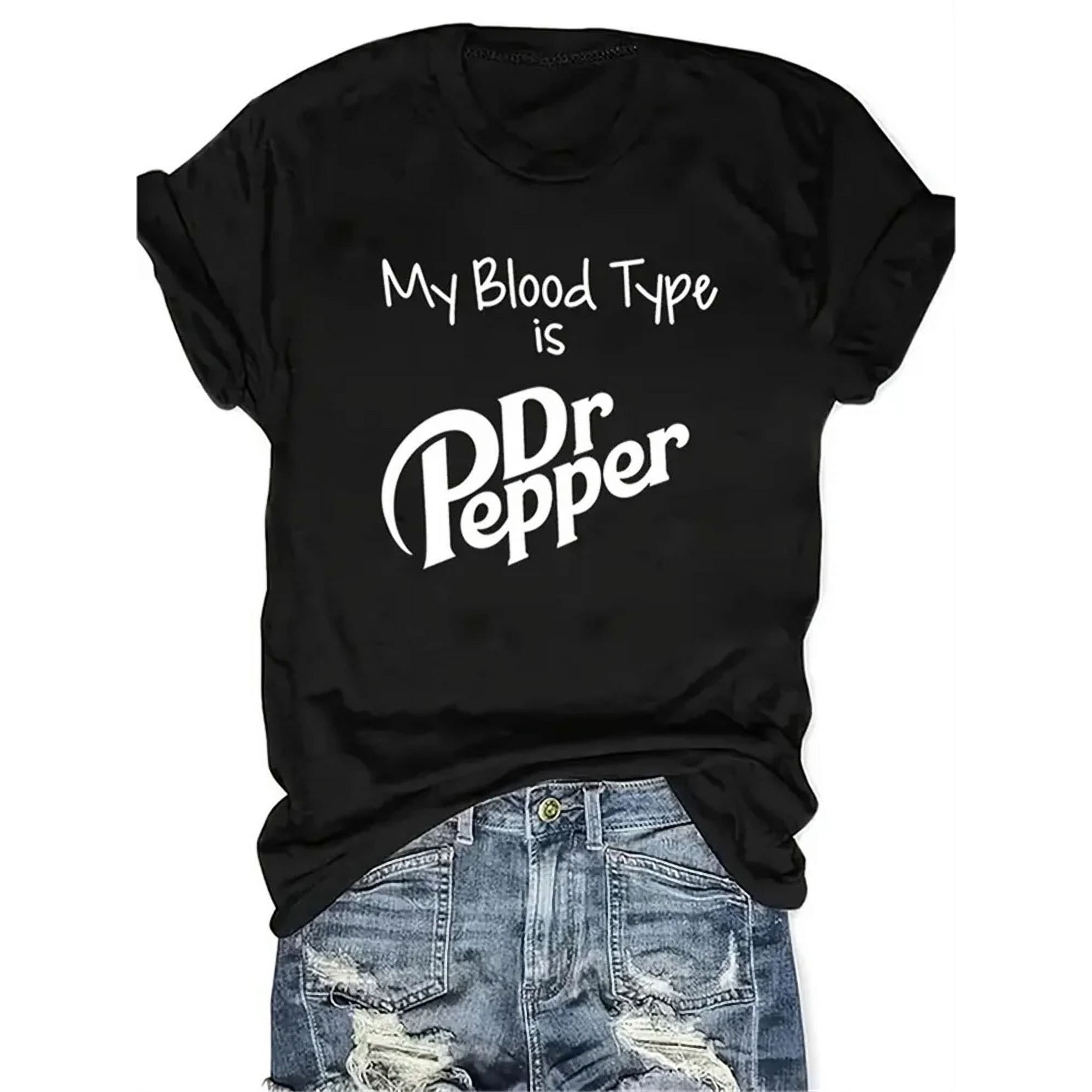 Click here for Unbranded My Blood Type Is Dr Pepper Print Polyest... prices