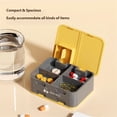 ANXPTIME Durable Plastic 7 Day Medication Box Twin Layer System With ...