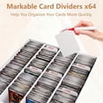 4 Pack Trading Card Storage Box, 3200 Count Cardboard Card Boxes with ...