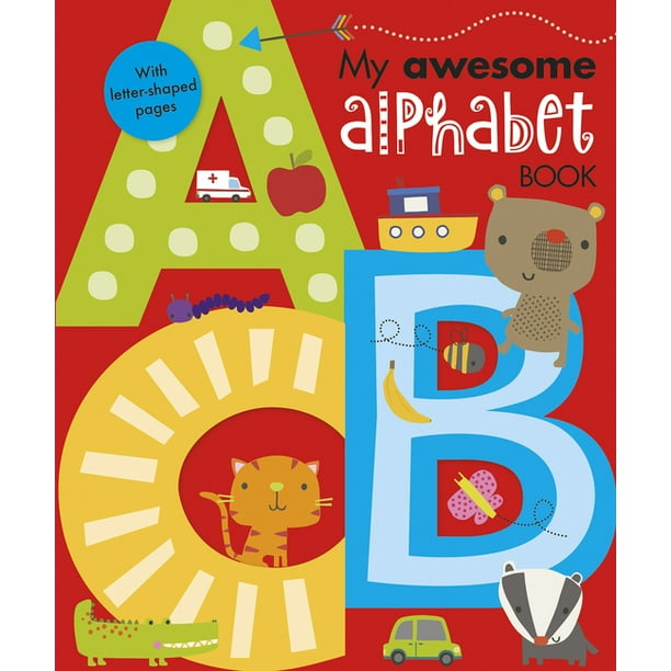 My Awesome Alphabet Book (Board Book) - Walmart.com