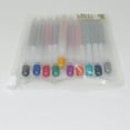 Muji Clear Ballpoint Gel Pen 0.5mm [10 colors SET] retractable ...