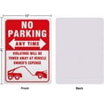 1pc UV Protected & Waterproof Aluminum No Parking Sign Private Property ...