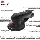 3M Xtract Electric Random Orbital Sander, 88764, 6 in, Central Vacuum ...