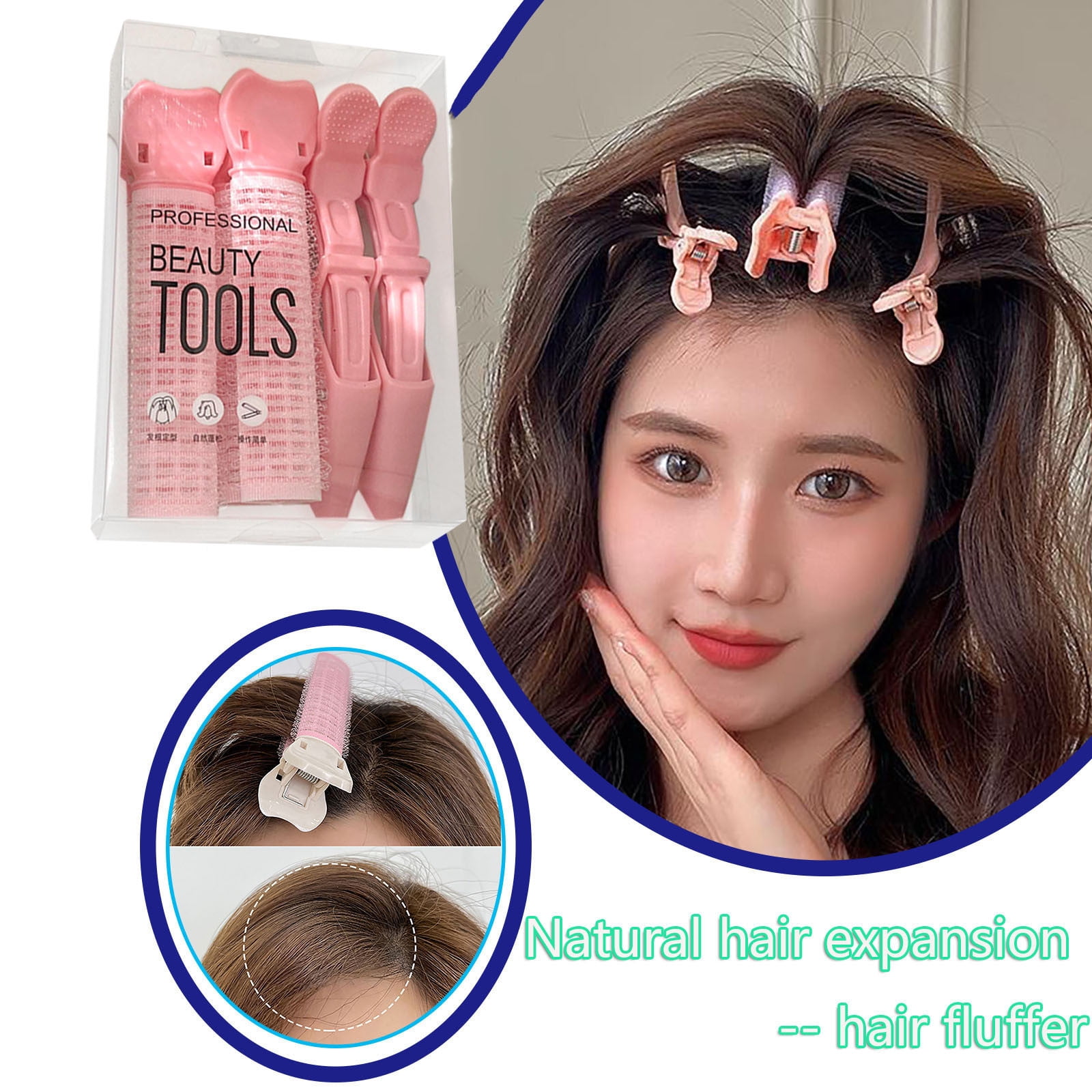 Kehuo Forehead Fixed Bangs Profiling Clip Clip High Skull Top Hairpin