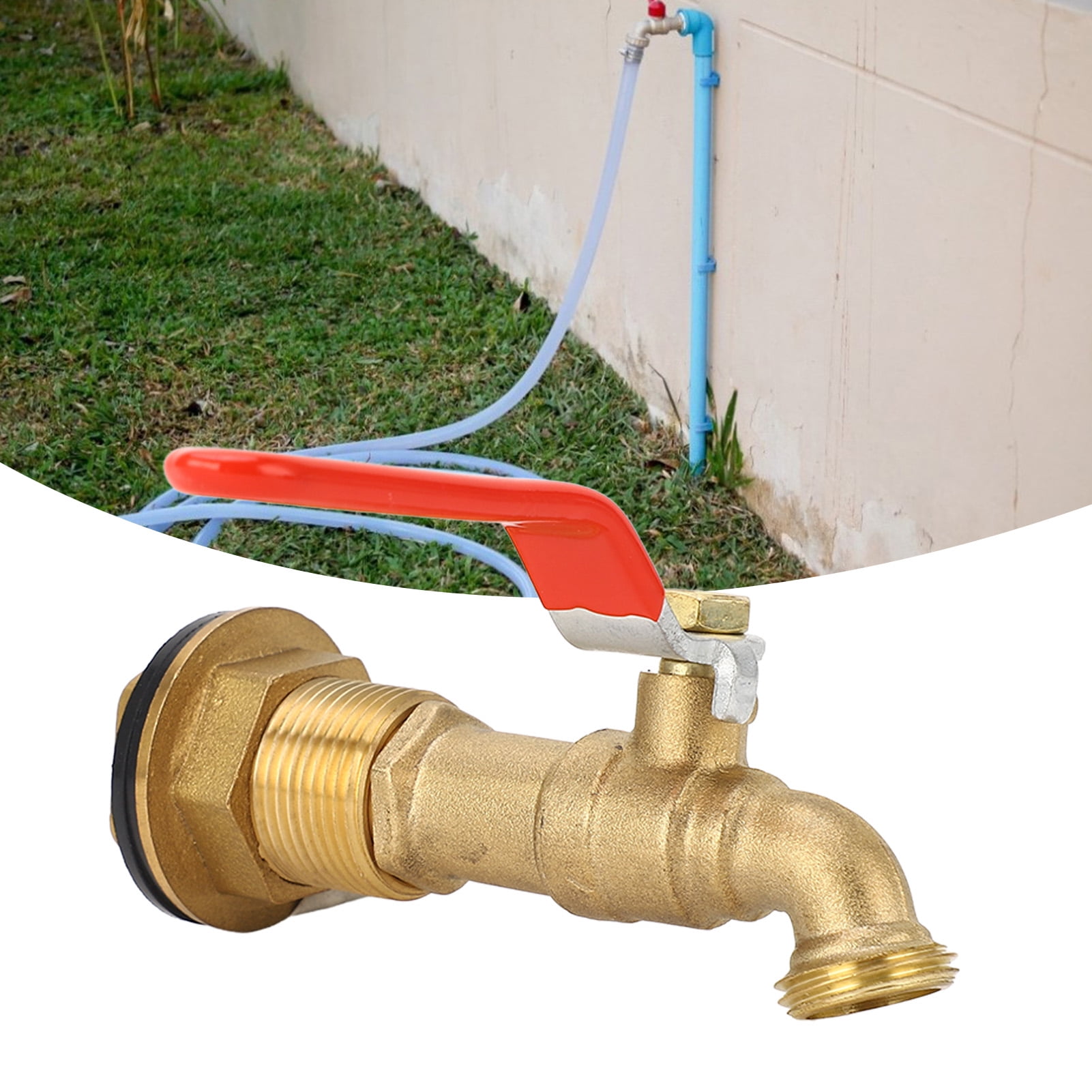Click here for Fyydes Rain Barrel Spigot  Solid Brass Bulkhead Fi... prices
