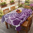 Abstract Flower Texture Table Cloth 60x84in, Waterproof Rectangle ...