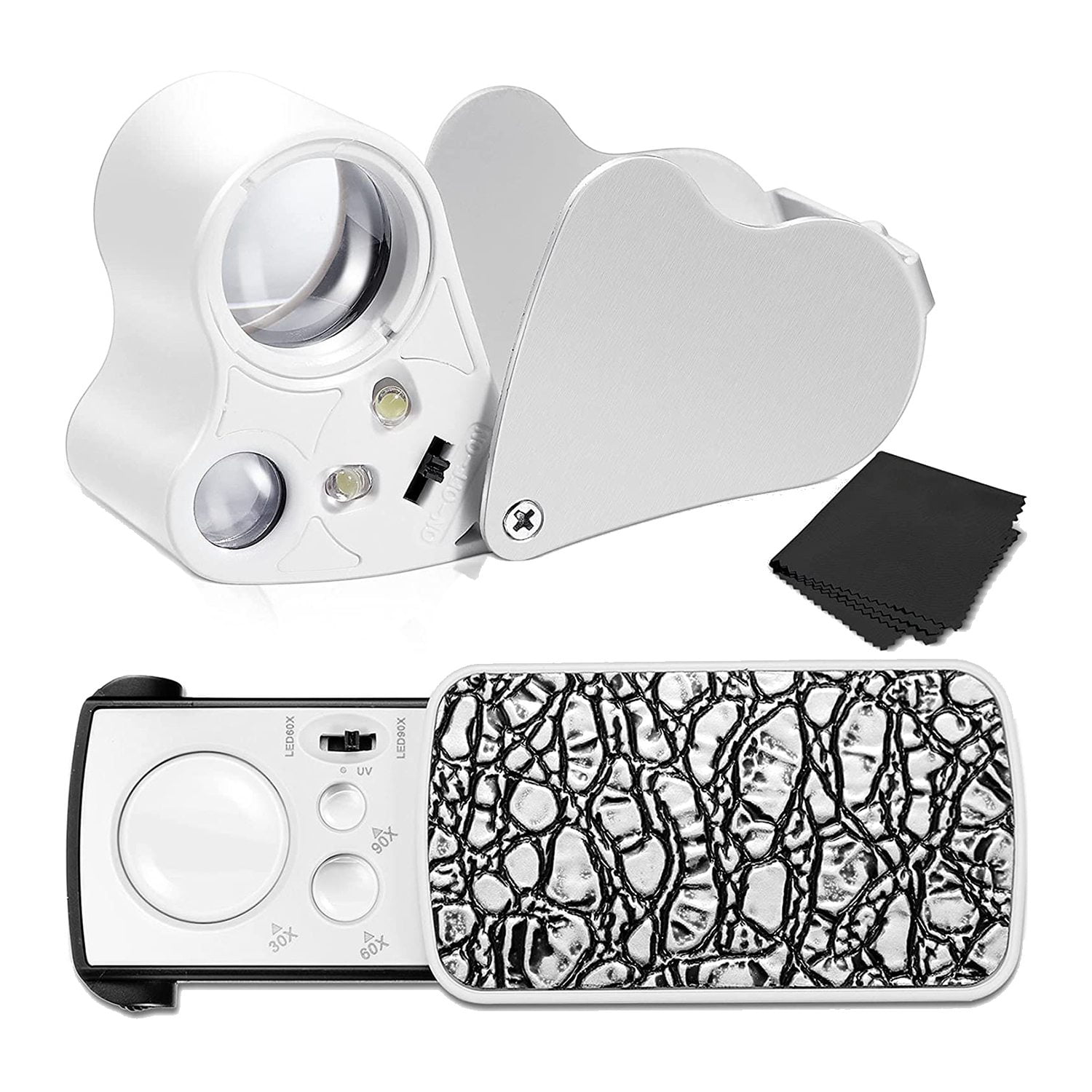 Click here for Geloo 2 Pieces Jewelers Loupe 30x 60x 90x Jewelers... prices