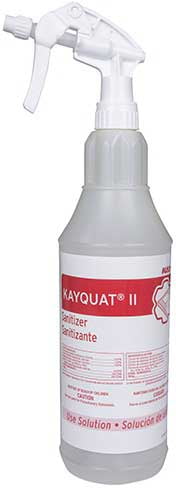 Kay Clear Multi-Surface Sanitizer Spray Bottle, 32 Ounce -- 3 per case ...