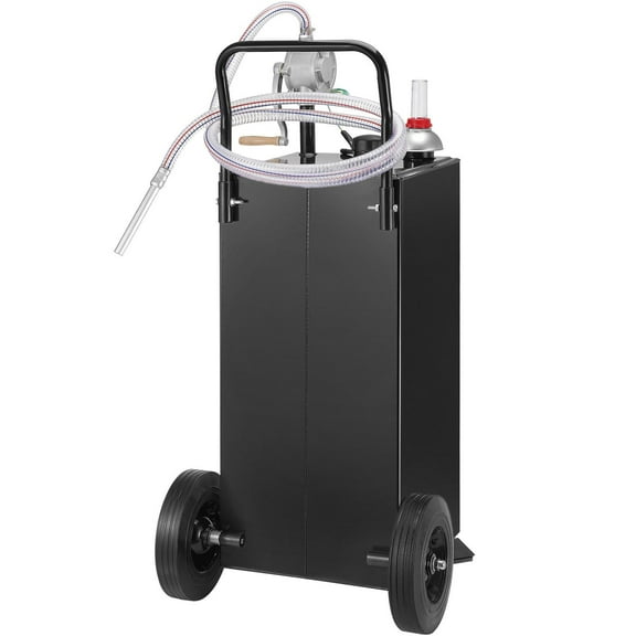 Portable 48 Gallon Fuel Tanks with 12V DC Gasoline Fuel Transfer Pump ...