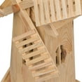 Shine Company Decorative Cedar Wood Windmill, Natural - Walmart.com