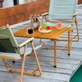 Foldable Indoor Outdoor All-Purpose Portable Wooden Table for Picnics ...