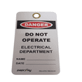 Lockout Tag Danger Do Not Operate Electrical Department PS-LOTO-TAG ...