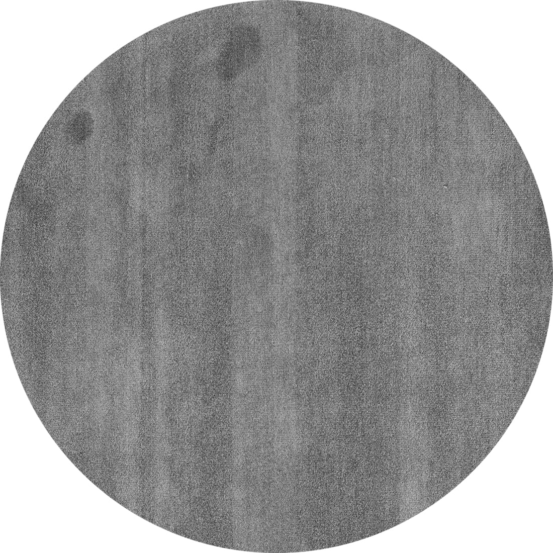 Ahgly Company Indoor Round Abstract Gray Modern Area Rugs, 6' Round ...