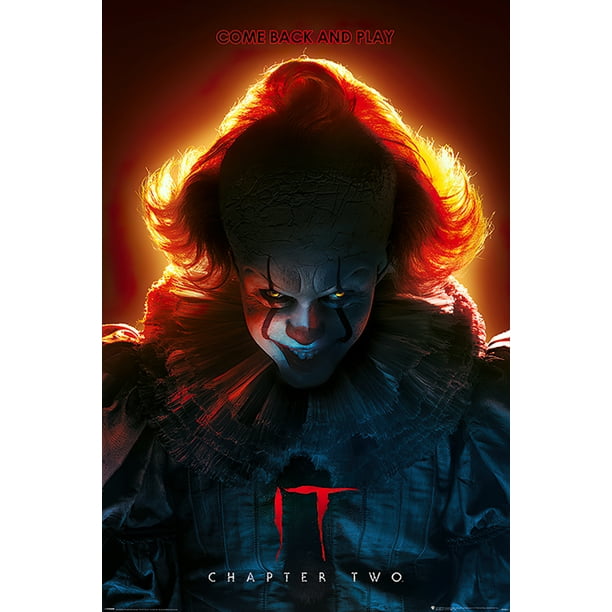 It: Chapter Two - Movie Poster (Teaser - Pennywise The Clown) (Clear ...