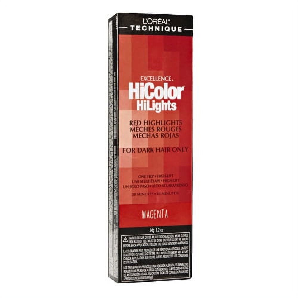 Loreal Technique Excellence Hicolor Hilights Red Highlights, Magenta, 1 ...