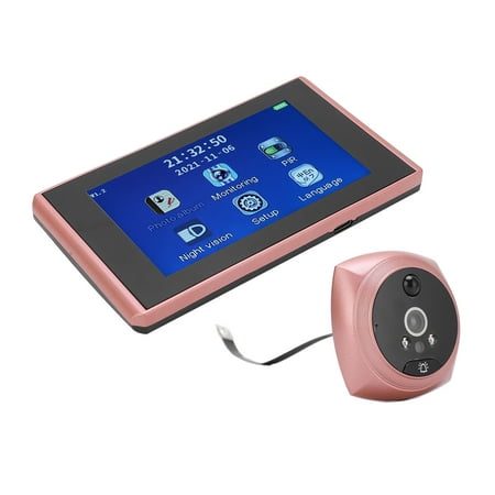 Peephole Viewer, PIR Motion Detection Door Digital Viewer Real Time ...