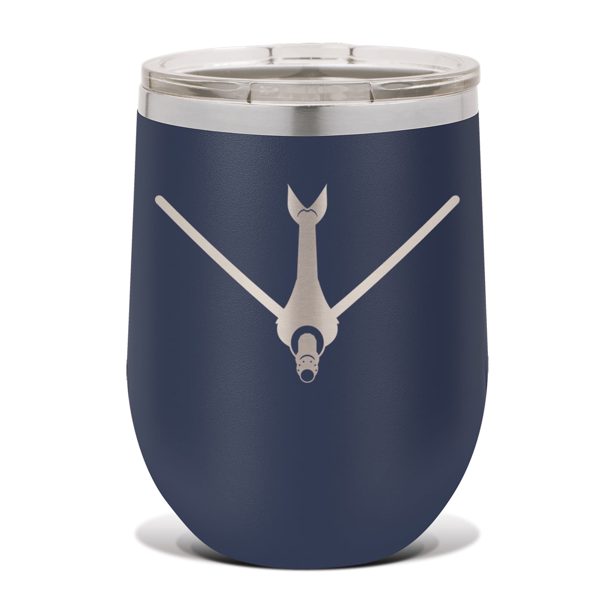 Boom Pod KC-130 / KC-135 Boom Pod Wine Tumbler 12 oz - Laser Engraved ...