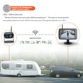 Yuwei WirelessCam5 Backup Camera System for Cars, Campers, Vehicles with 5-inch Monitor, Easy ...