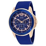 Guess Men's Rigor Blue Dial Watch - W0247G3 - Walmart.com