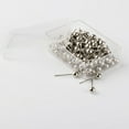 500 Pcs Round Head Push Pins Map Pins Thumb Tacks Bulletin Board Pins ...