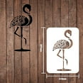 Large Size Flamingo Stencils Flamingo DIY Decoration Painting Stencils Mandala Flamingo Painting ...