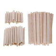 50 Piece Square Craft Sticks Wooden Sticks Soft Balsa Woods for DIY ...