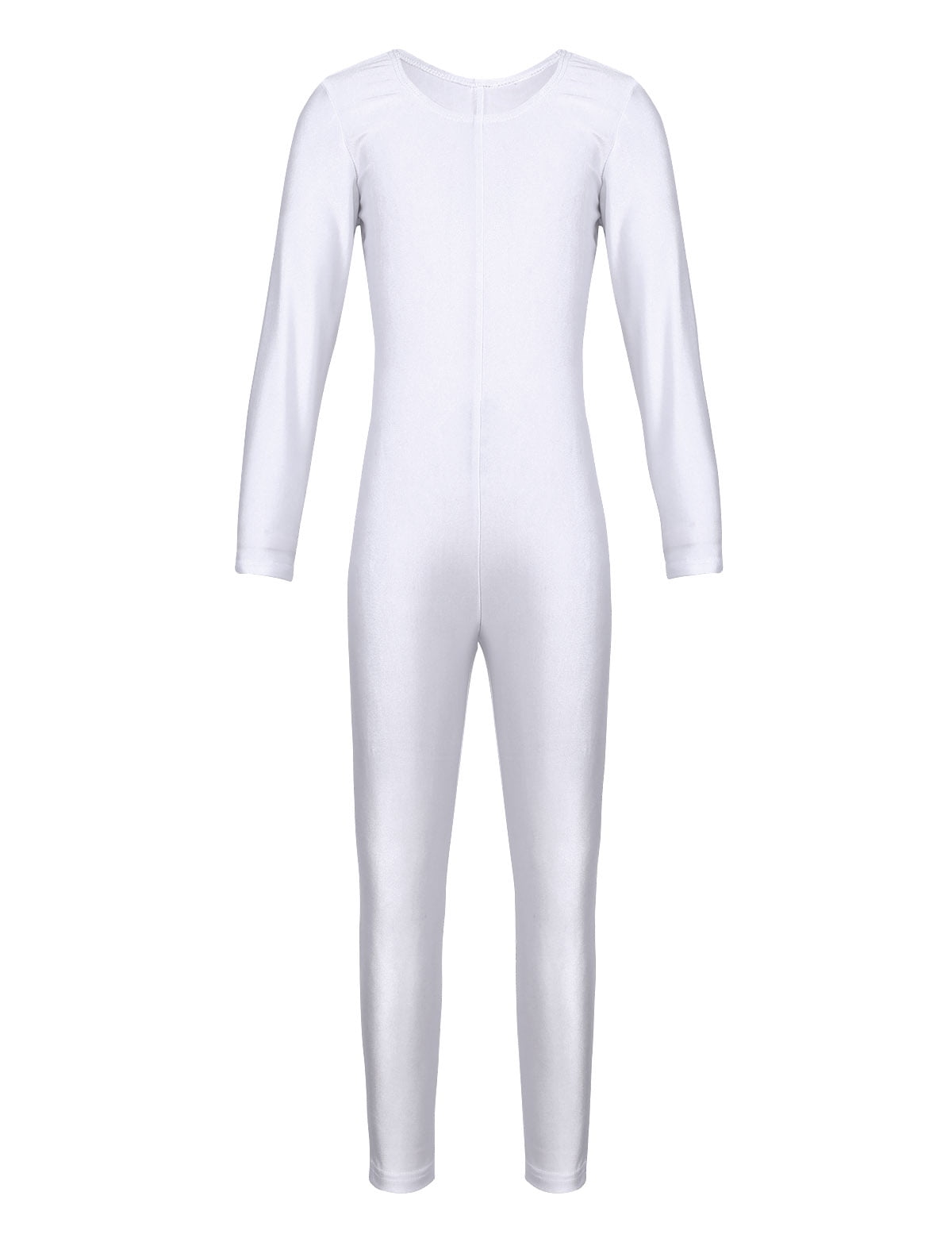 Yeahdor Kids Girls Long Sleeve Unitards One Piece Full Body Catsuit ...