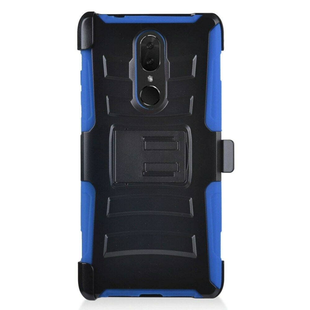 For MetroPCS Coolpad Legacy Holster HYBRID KICKSTAND Rubber Case Phone ...