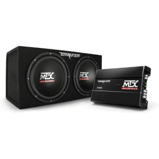 MTX Audio TNP212D2 Terminator Power Pack Subwoofer System - Set of 2 ...