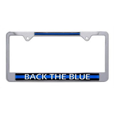 Thin Blue Line - Police Officers Novelty Metal Vanity License Tag Plate ...