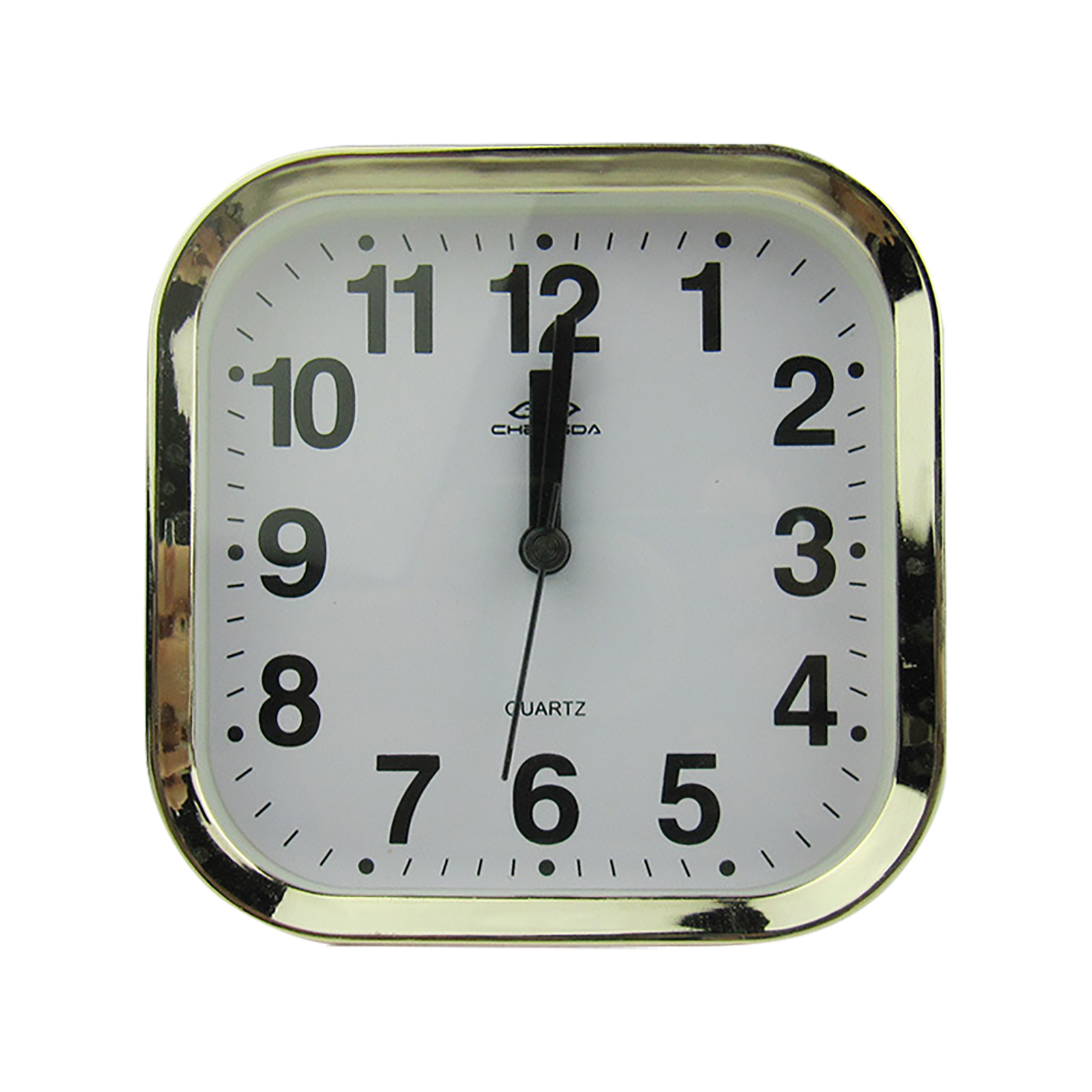 Electroplating Frame Desk Clock - Timekeeping Bedside Beep Alarm Clock ...