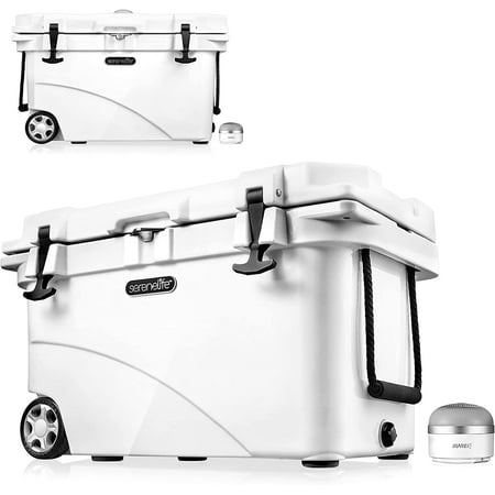35 Quart Portable Cooler Box - Lightweight Heavy-Duty Travel Ice Cooler ...