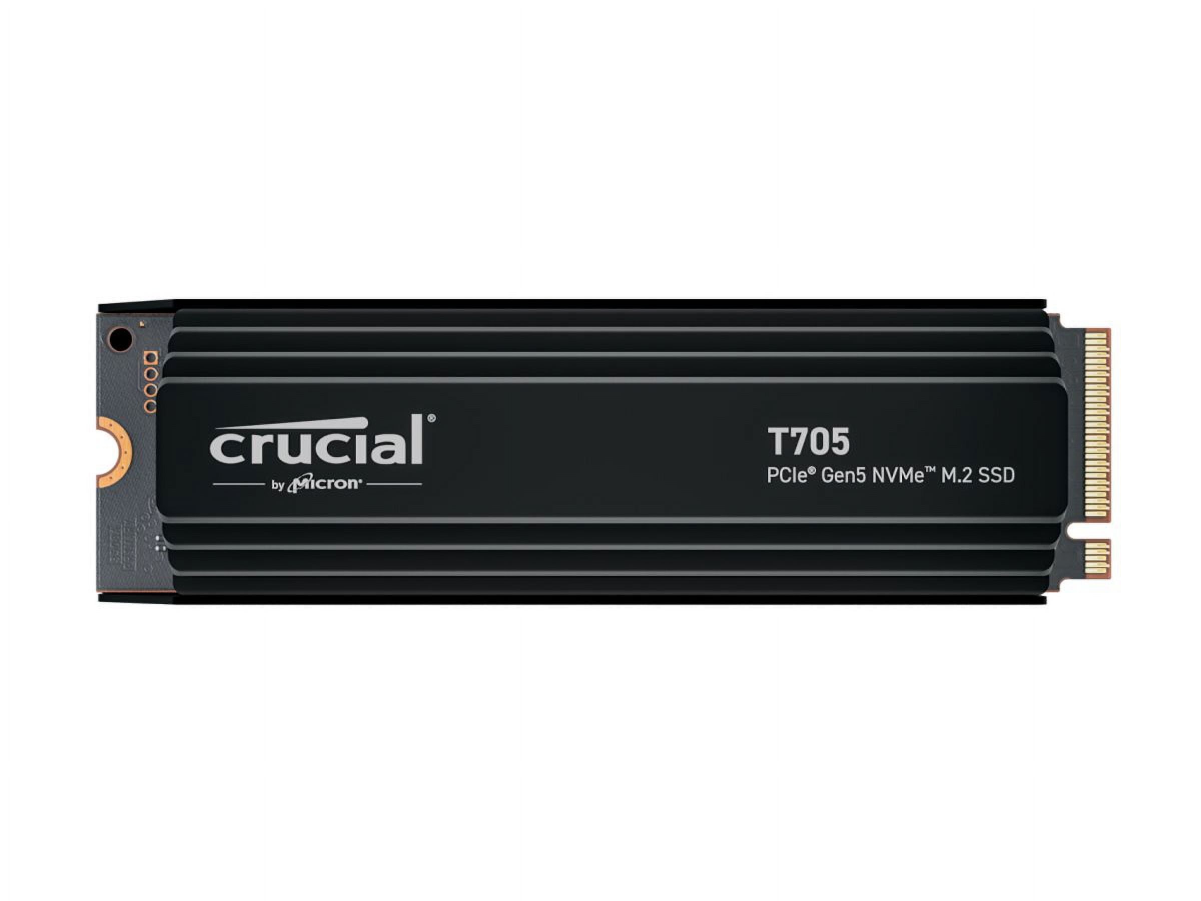 Crucial T705 - SSD - encrypted - 1 TB - internal - M.2 2280 - PCI ...