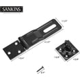 4-1/2 inch rotating screw safety latch, fence gate latch lock security ...