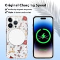 Christmas Transparent Magnetic Case for iPhone 13 Mini 5.4", Built-in ...