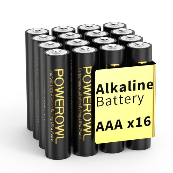 POWEROWL Rechargeable AAA Batteries 1000mAh NiMH Pack for Digital ...