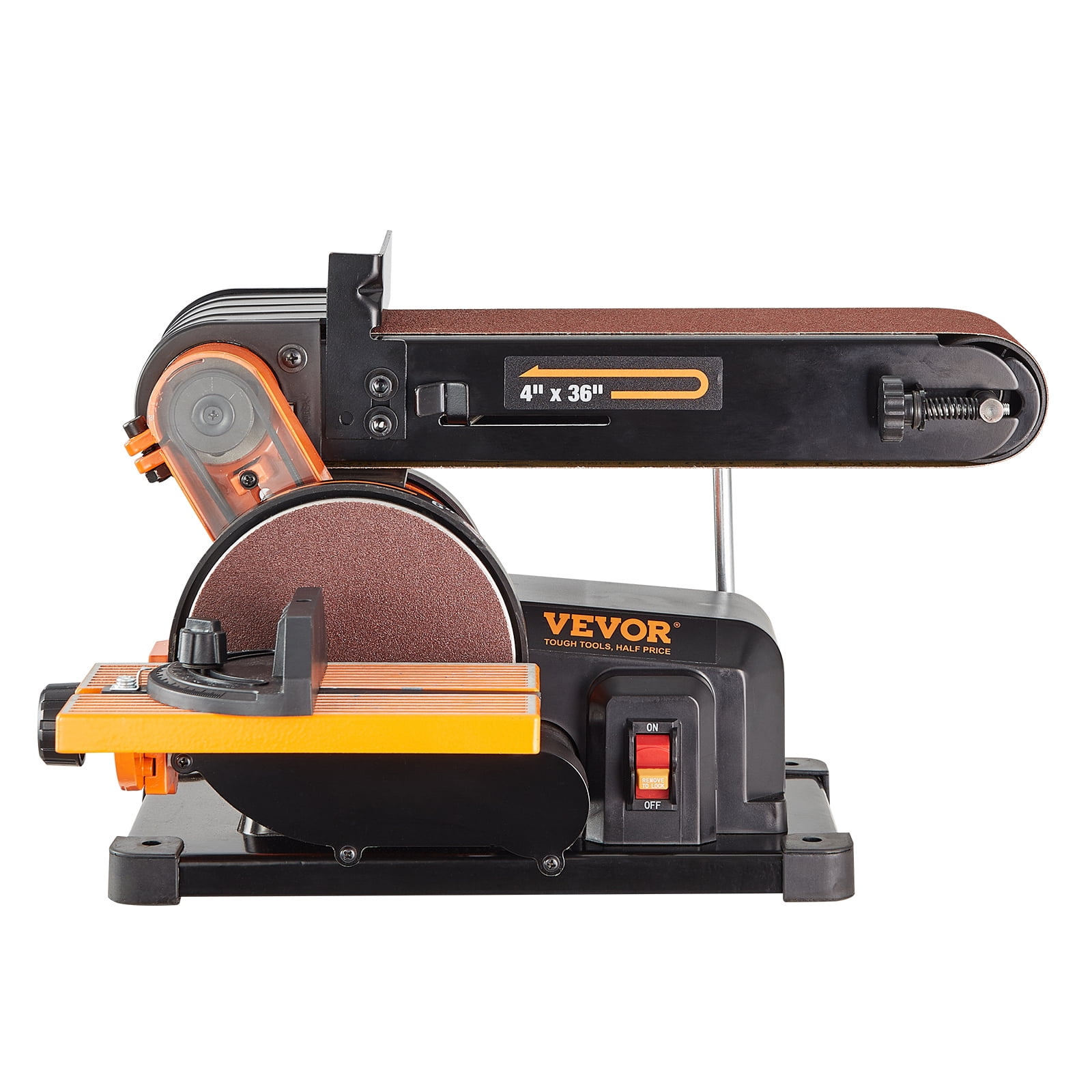 BENTISM Belt Disc Sander Combo, 6" Disc Sander and 4"x36" Belt Sander ...