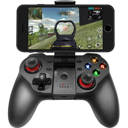 Mobile Game Controller, Wireless Bluetooth Gamepad Joystick Multimedia ...